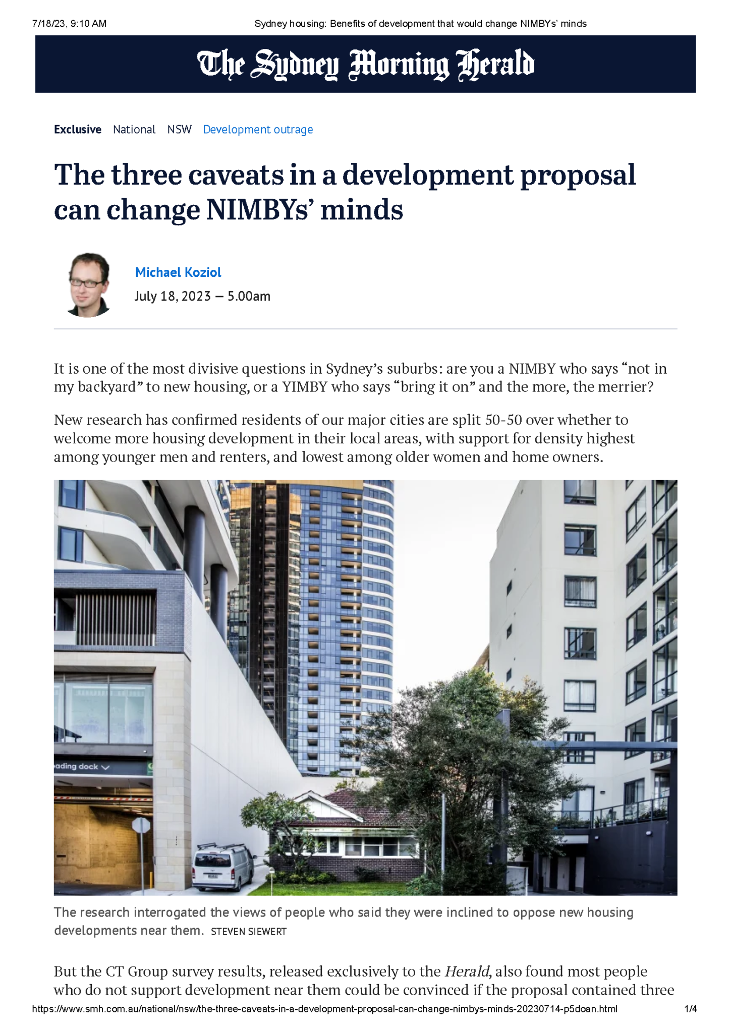The three caveats in a development proposal can change NIMBYs’ minds ...